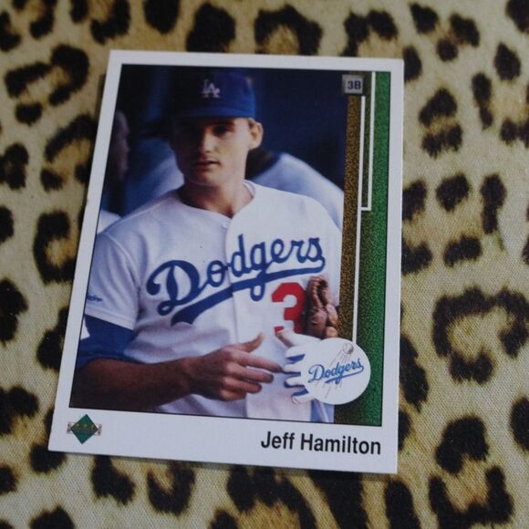 MLB | Toys | Jeff Hamilton 65 Baseball Card | Poshmark